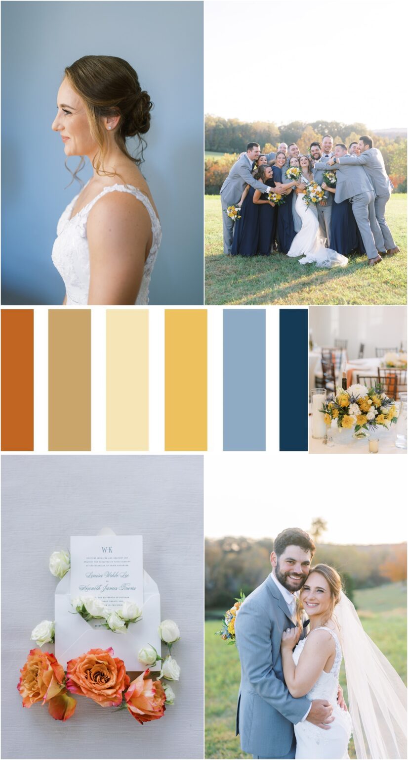 Stunning Color Palettes for Weddings | Charlottesville Photographer